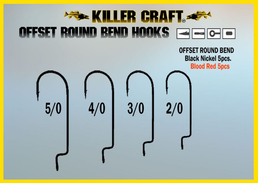 Offset Round Bend Hooks – Fti Fishing